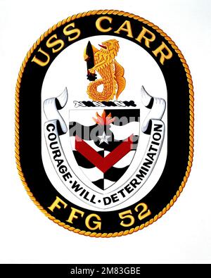 Guided missile frigate USS Carr (FFG 52) operates with USS Theodore ...
