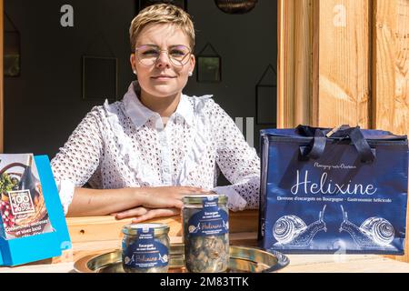 PERRINE DOUDIN, HELIXINE, SNAIL FARMER, PRODUCER OF ORGANIC SNAILS ...
