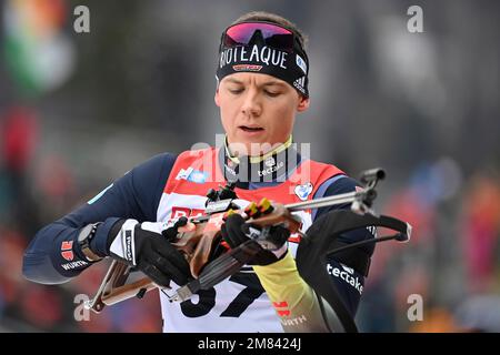 Justus STRELOW (GER) at the shooting range, shooting, action, single ...