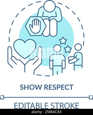 Show respect concept icon Stock Vector Image & Art - Alamy