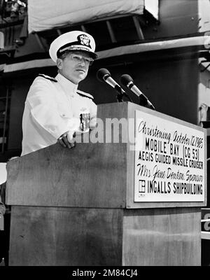 Vice Adm. Joseph Metcalf III, deputy chief of naval operations, Surface ...