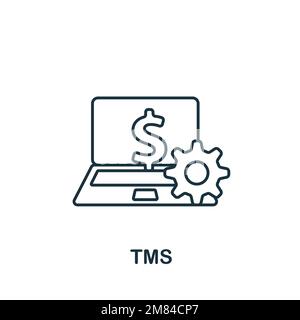 Tms icon. Monochrome simple Talent Development icon for templates, web ...