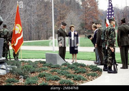 COL. Peter J. Rowe, commanding officer of the Basic School, addresses ...