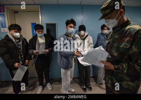 Young men at medical examination for military service, 1940 Stock Photo ...