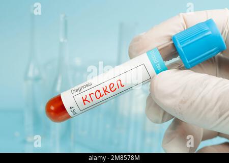 Kraken Virus, New strain of COVID is coming Stock Photo - Alamy