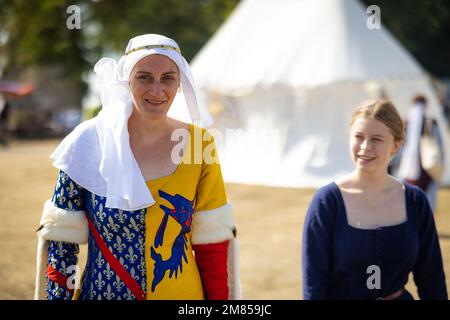 Folleville Medieval fair, France Stock Photo - Alamy