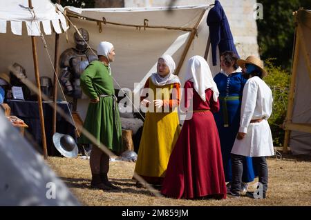 Folleville Medieval fair, France Stock Photo - Alamy