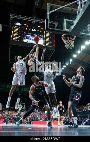 LONDON, ENGLAND - JANUARY 11: Josh Sharma of London Lions looks on ...