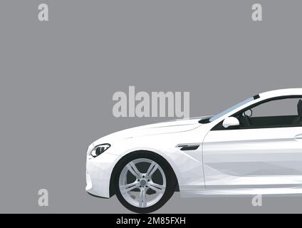 detailed custom car cartoon vector illustration Stock Vector Image ...