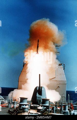 Mark 41 Vertical Launching System (Mk 41 VLS) on US Navy Arleigh Burke ...