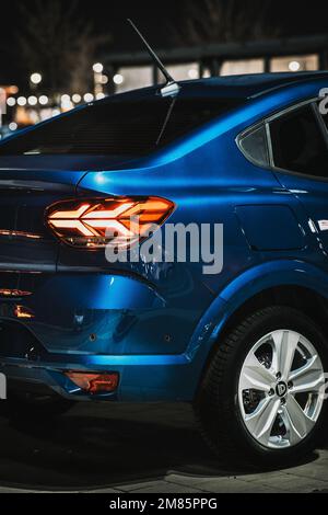 Dacia Logan 2023 - Iron Blue Stock Photo - Alamy
