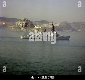 USS Berkeley (DDG-15) underway in early 1960s Stock Photo - Alamy