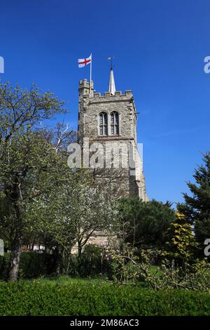 The Elstow Benedictine Abbey, church of St Mary and St Helen, Elstow ...