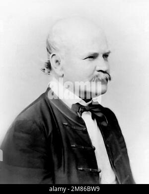 Ignaz Semmelweis. Portrait of the Hungarian physician and scientist, Ignaz Philipp Semmelweis ...