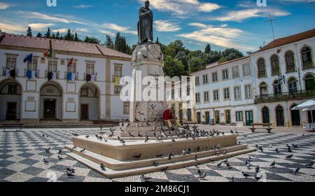 Main Square, Tomar Downtown, Santarem, Centro, Portugal Stock Photo - Alamy