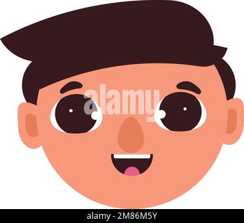 happy young man avatar character vector illustration design Stock ...