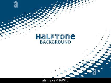 Simple abstract regal blue background with halftone effect. Vector ...