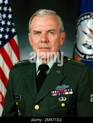 GEN John R. Galvin, USA (uncovered). Country: Unknown Stock Photo - Alamy