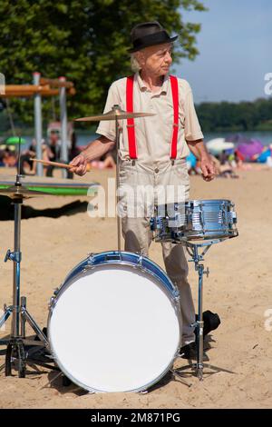 Peter Behrens was the drummer of the German band Trio; also known as ...