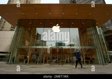 The new Apple Pacific Centre store on West Georgia Street in downtown ...