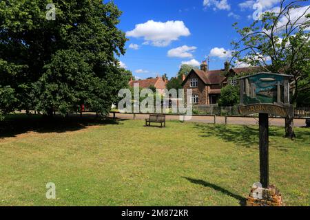View over Cardington village, Bedfordshire County, England, UK Stock ...