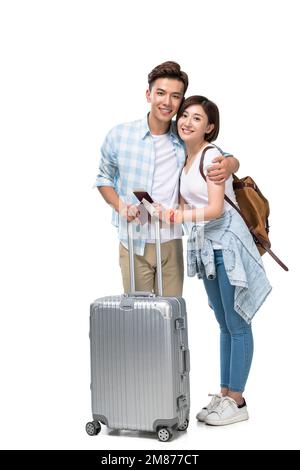 Sweet young couples to travel Stock Photo - Alamy