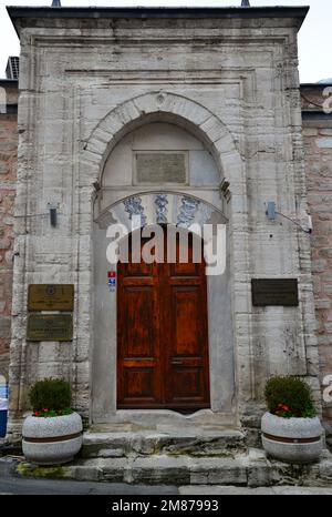 Located in Istanbul, Turkey, the Rustem Pasha Mosque was built by Mimar ...