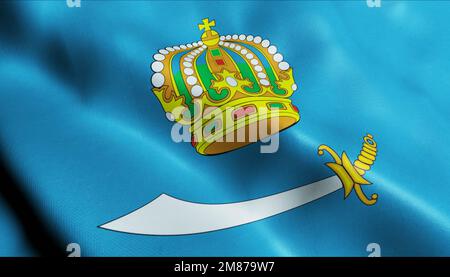 Map of Astrakhan City in Russia Stock Photo - Alamy