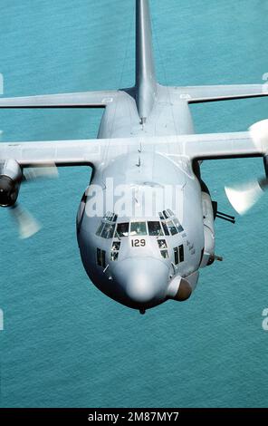AC-130 Hercules gunship aircraft during target practice Stock Photo - Alamy
