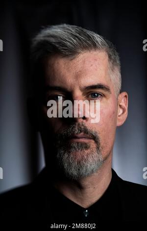 Mark Heaney photographed at Rubix Studios, London Stock Photo - Alamy