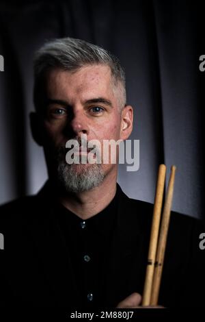 Mark Heaney photographed at Rubix Studios, London Stock Photo - Alamy
