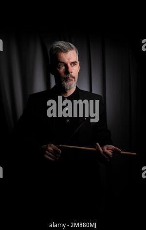 Mark Heaney photographed at Rubix Studios, London Stock Photo - Alamy