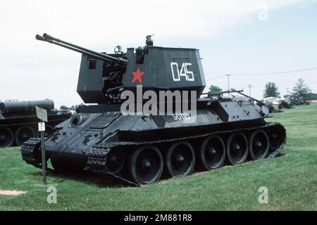 A People's Republic of China Type 65 37mm air defense gun system on ...