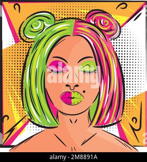 Girl and book design Stock Vector Image & Art - Alamy