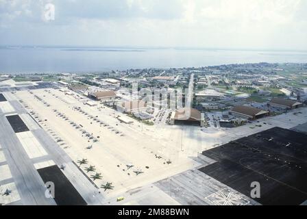 Aerial view of MacDill Air Force Base in Tampa Florida Stock Photo - Alamy