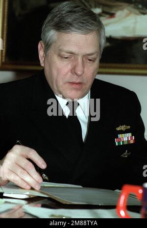Vice Admiral James A. Zimble, surgeon general of the Navy and director ...