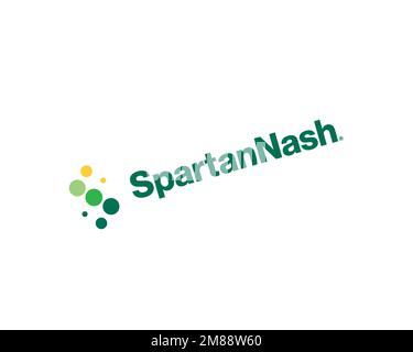 SpartanNash, rotated logo, white background B Stock Photo - Alamy
