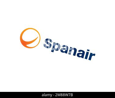 Spanair, Logo, White background Stock Photo - Alamy