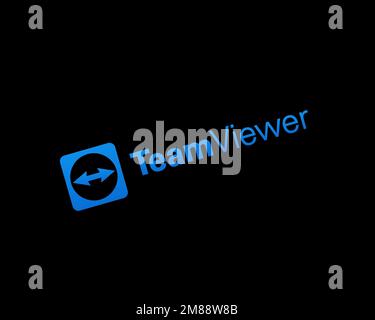 TeamViewer, Logo, Black background Stock Photo - Alamy