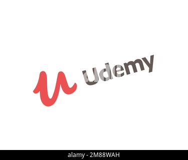 Udemy, Logo, White background Stock Photo - Alamy