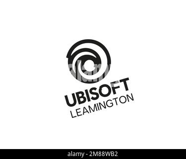 Ubisoft, rotated logo, white background B Stock Photo - Alamy