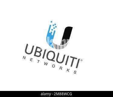 Ubiquiti Networks, rotated logo, white background Stock Photo - Alamy