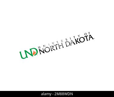 University of North Dakota, Logo, White background Stock Photo - Alamy