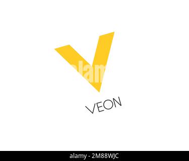 VEON, rotated logo, white background B Stock Photo - Alamy