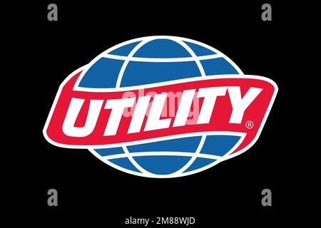 Utility Trailer Manufacturing Company, Logo, White Background Stock ...