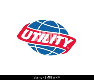 Utility Trailer Manufacturing Company, Logo, White Background Stock ...