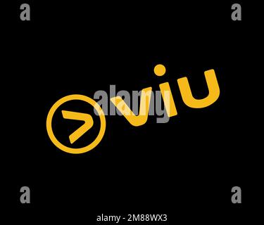 Viu streaming media, rotated logo, white background Stock Photo - Alamy