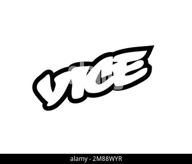 Vice magazine, Logo, White background Stock Photo - Alamy