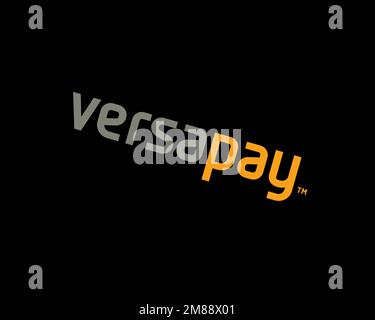 VersaPay, Logo, Black background Stock Photo - Alamy