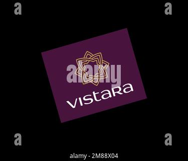 Vistara, Logo, Black background Stock Photo - Alamy